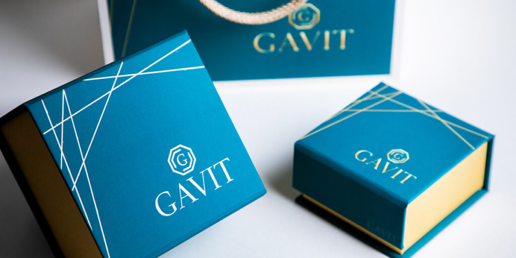 Gold Pendant “PYRAMID” - GAVIT